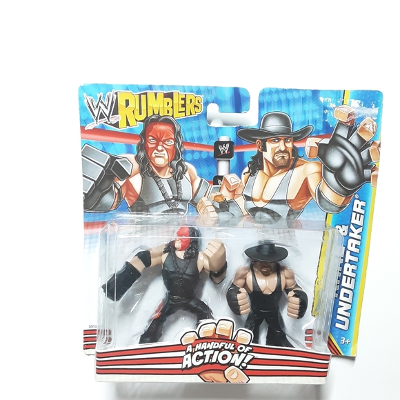 WWE | Toys | Wwe Wrestling Rumblers Series 2 Kane Undertaker Mini ...
